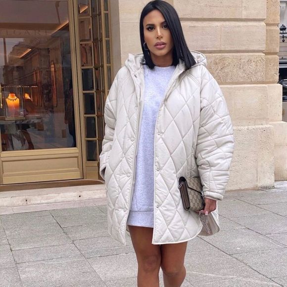 Zara | Jackets & Coats | Zara Oversized Quilted Puffer Coat Long Jacket ...